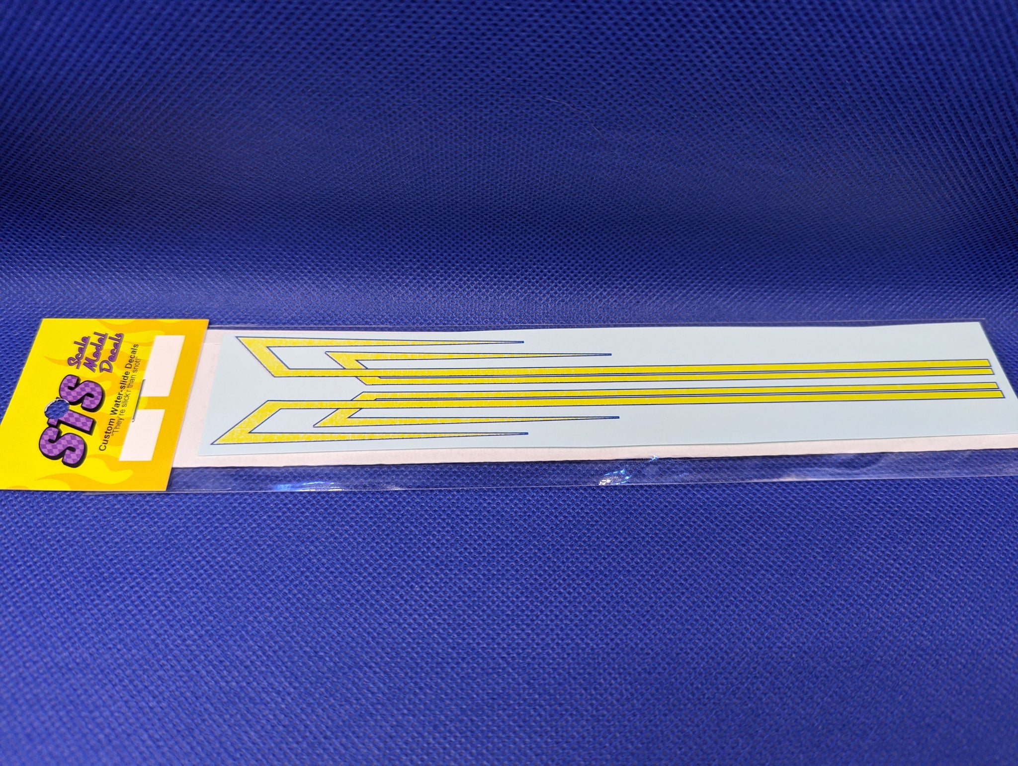 STS DECALS #11 YELLOW/BLUE CAB DECAL 1/25 scale DECALS | ST Supply Co. Ltd.