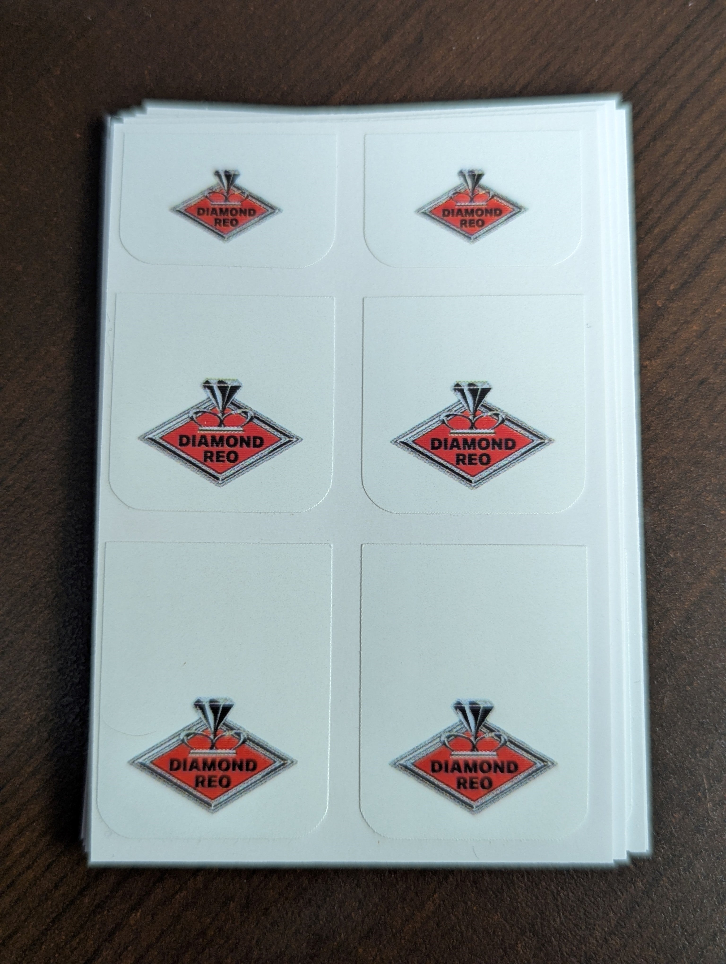 Vinyl Peel stick Mudflaps 3 sizes DIAMOND REO LOGO MUDFLAPS DECALS | ST ...