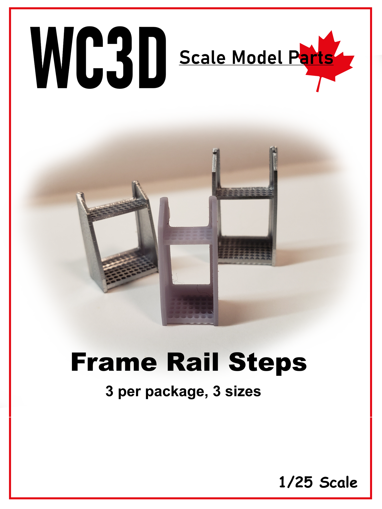 CHASSIS steps 3 sizes 3D Res'n see pics for sizes | ST Supply Co. Ltd.