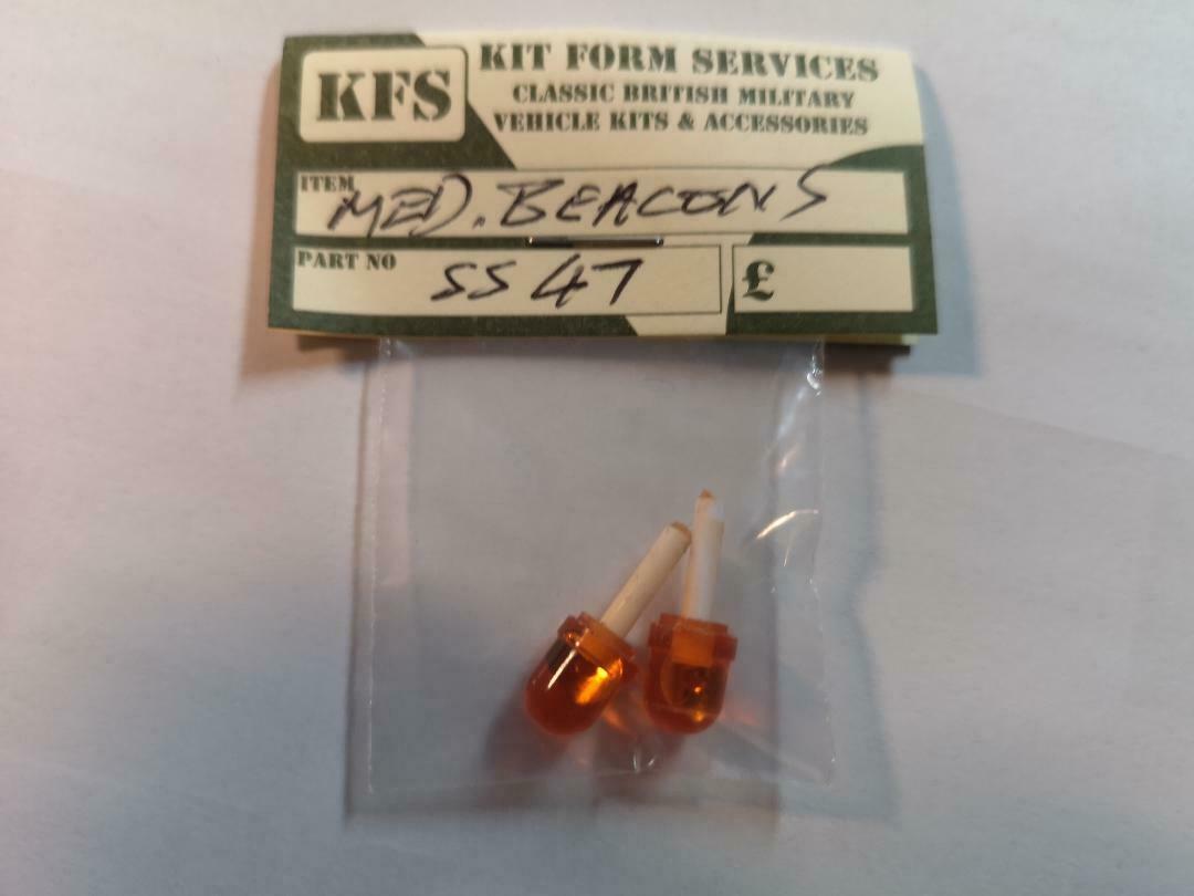TRUCK BEACONS AMBER MEDIUM BEACONS 2/PACK 1/24 - 1/25 EMERGENCY | ST ...