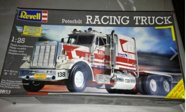 1/25 SCALE REVELL #7533 PETERBILT 359 TCH RACING TRUCK MODEL KIT | ST ...