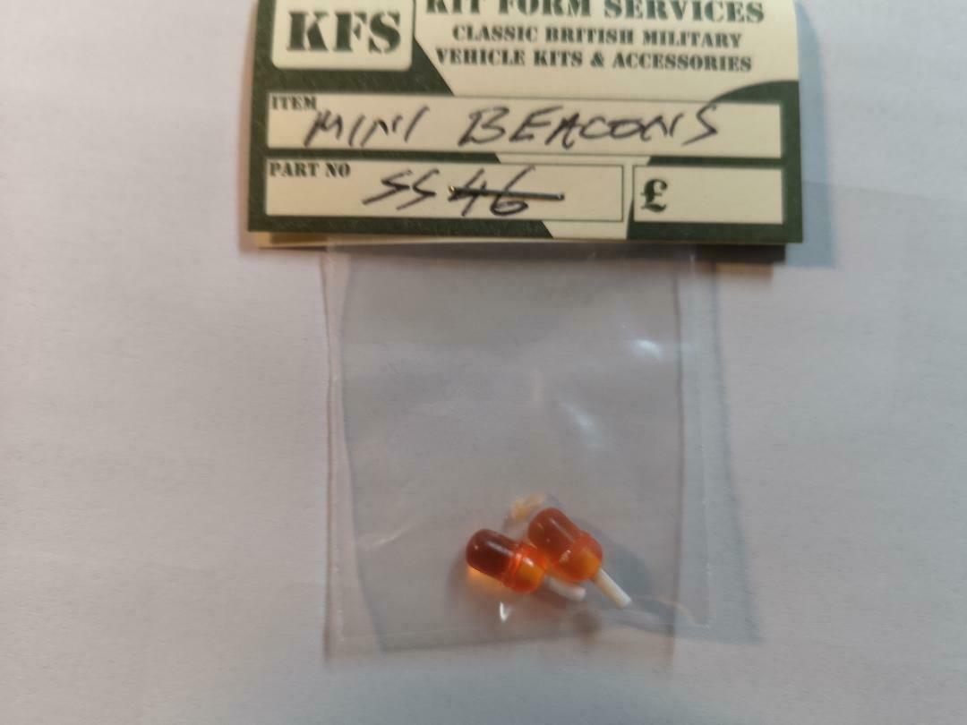 TRUCK BEACONS RED MINI BEACONS 2/PACK 1/24 - 1/25 EMERGENCY | ST Supply ...