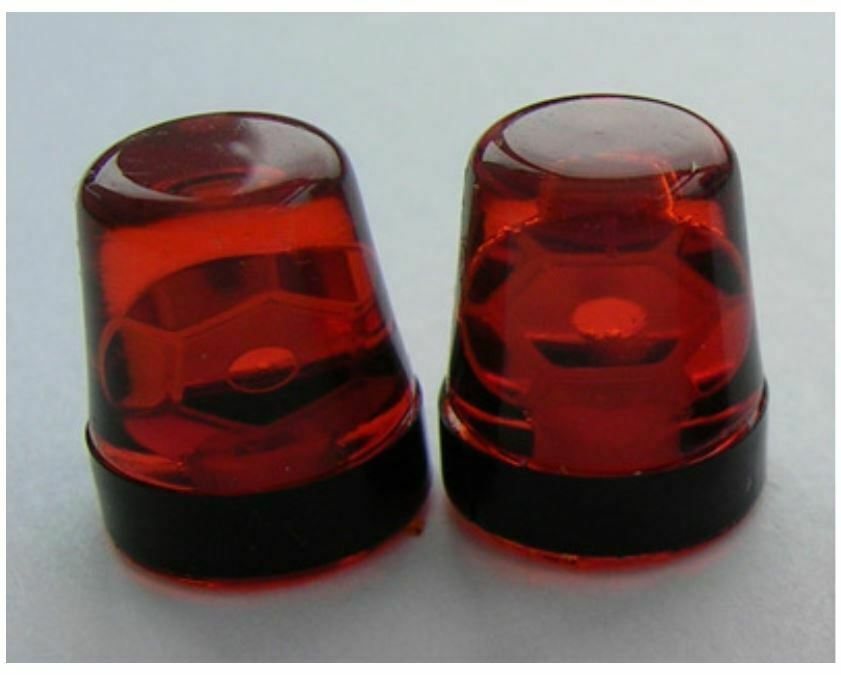 TRUCK BEACONS RED 2/PACK 1/24 - 1/25 EMERGENCY | ST Supply Co. Ltd.