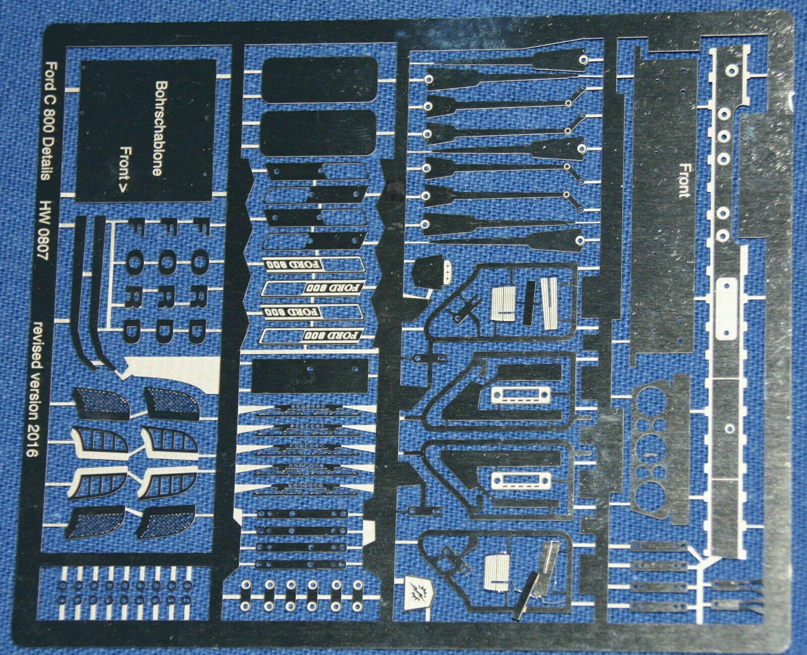 FORD C SERIES PHOTOETCH DRESS UP KIT 1/25 SCALE (USE AMT FORD C600/C90 ...