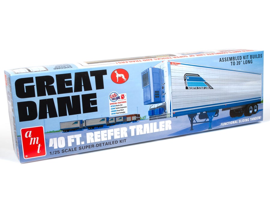 GREAT DANE 40FT REEFER TRAILER AMT 1/25 SCALE NEW! | ST Supply Co. Ltd.