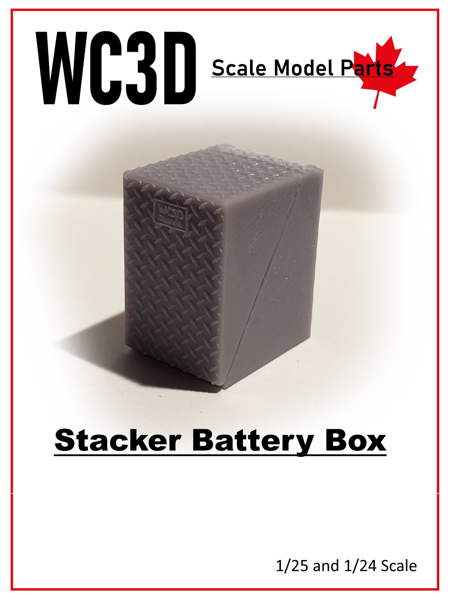 STACKED BATTERY BOX 3D 1/24 & 1/25 SCALE Tanks & Boxes section | ST ...
