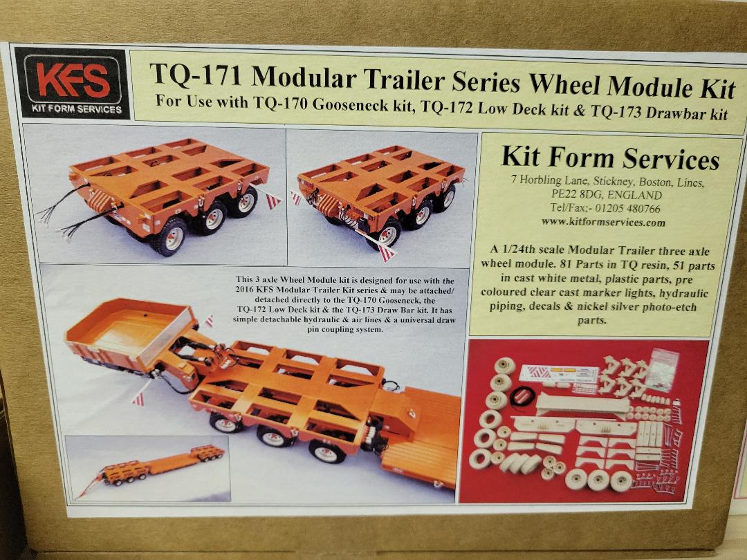 KIT FORM SERVICES TQ171 MODULAR WH EEL UNIT RESIN TRAILER KIT | ST ...