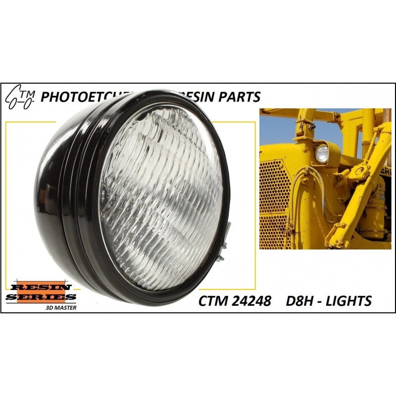 CTM24248 D8H DOZER LIGHTS 1/25 SCALE | ST Supply Co. Ltd.